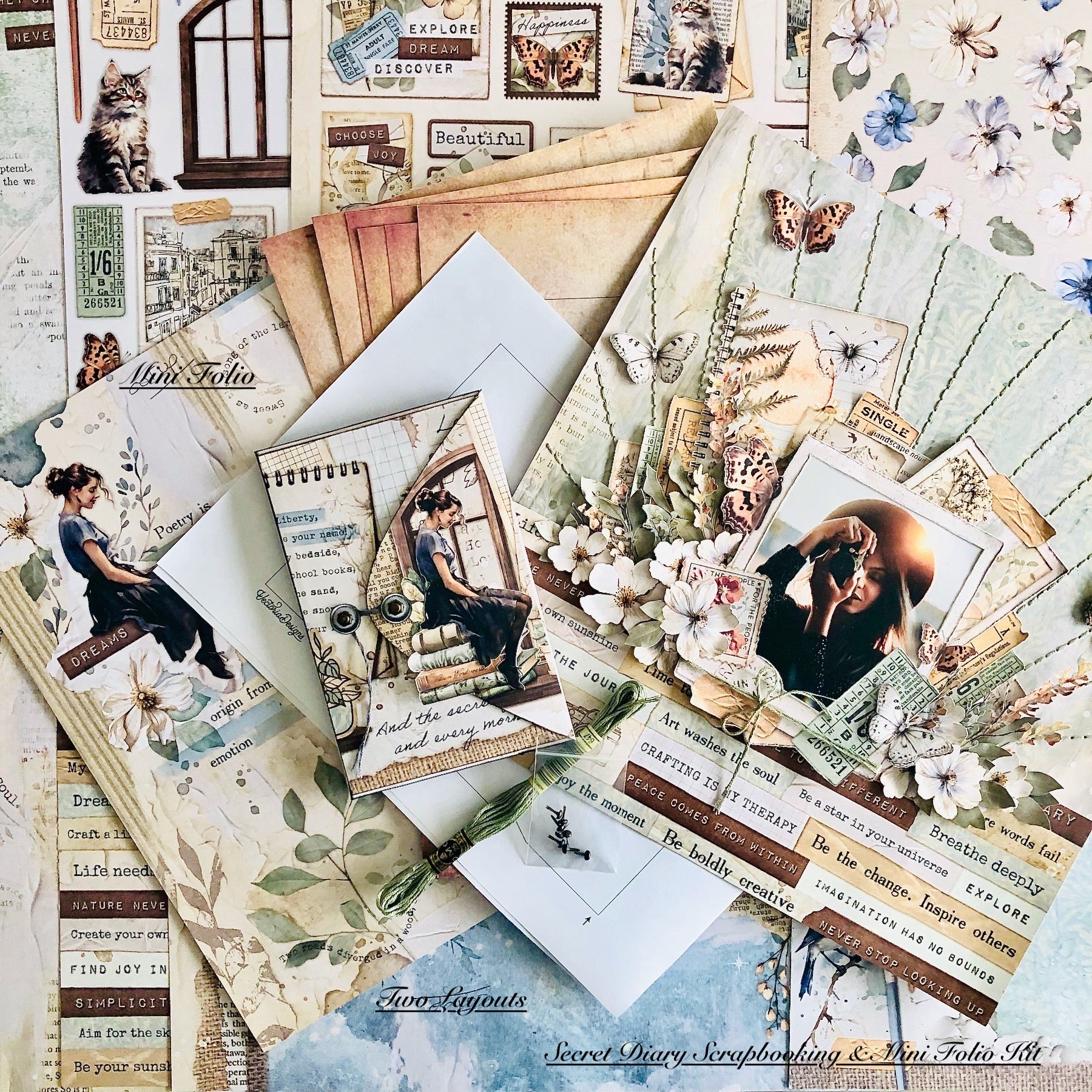 Secret Diary - Layout & Folio Kit – Merly Impressions